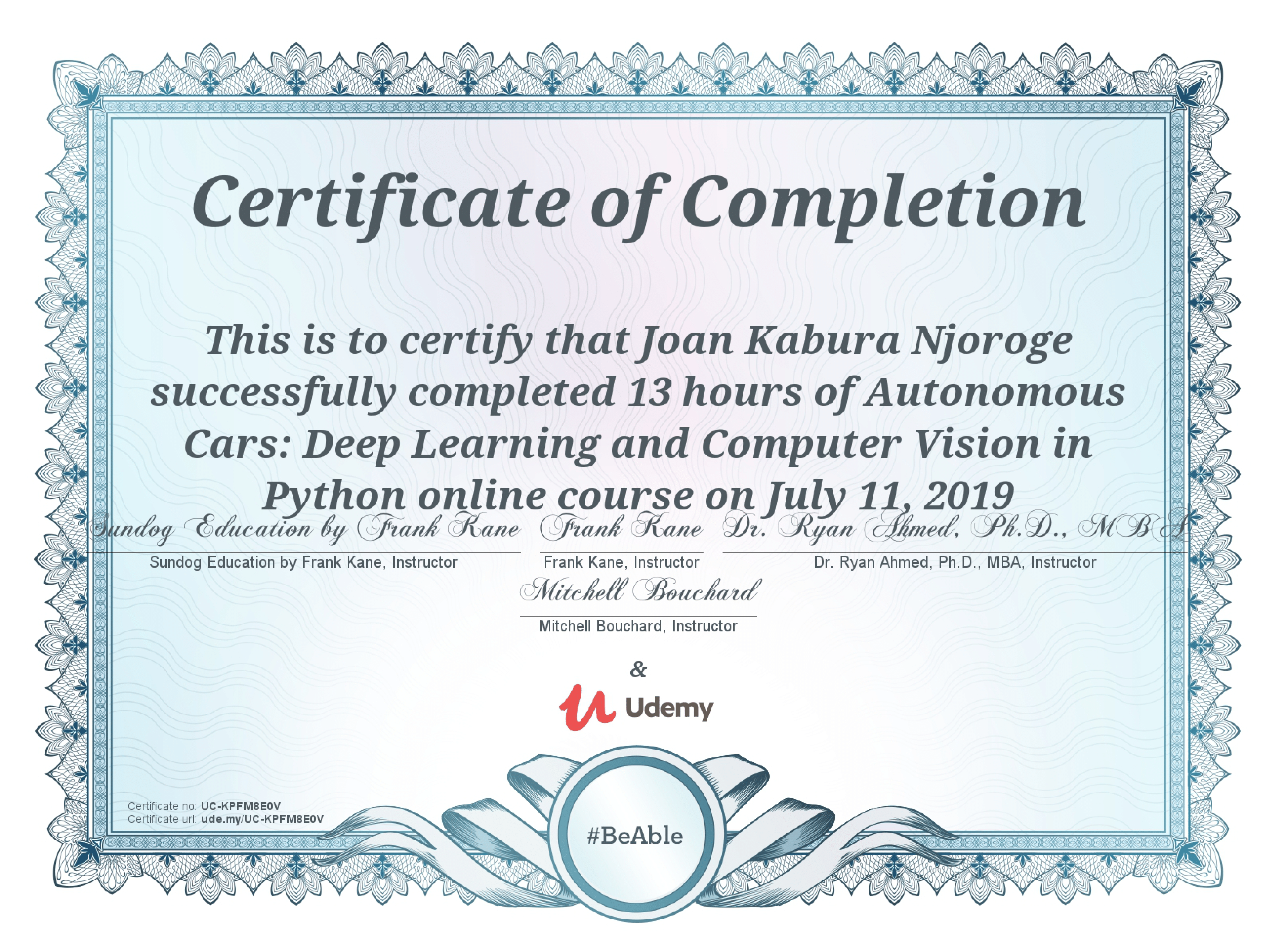 Joan Njoroge | Software Developer